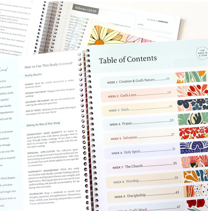 The Bible In A Year: 52-Week Study – Rooted in Faith